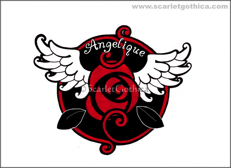 ScarletGothica - Works - Angelique (logo)